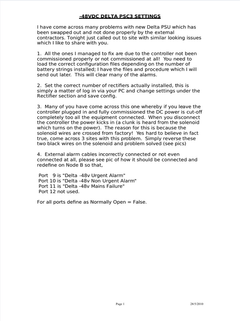 Delta Psc3 Configuration and SW Upgrade | PDF | Manufactured Goods | Computer Networking
