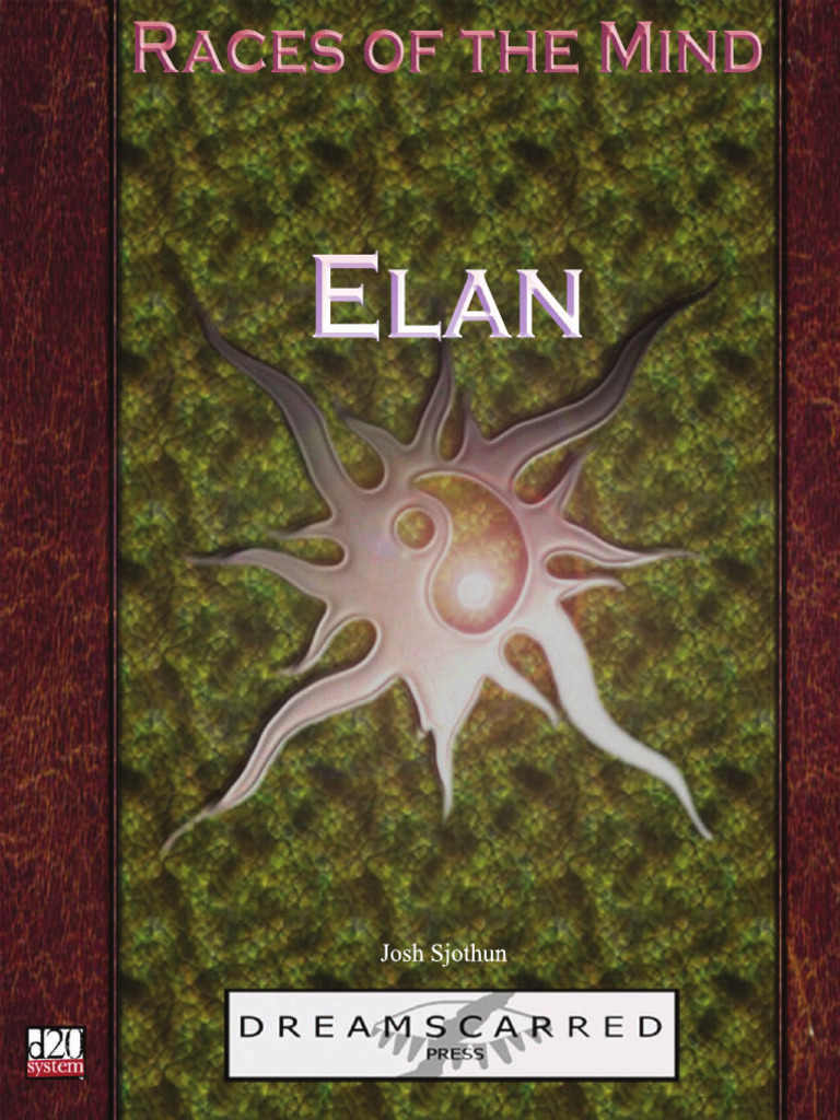 Races of The Mind Elan | PDF | D20 System | Wizards Of The Coast