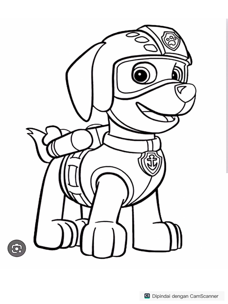 Mewarnai paw patrol zuma | PDF