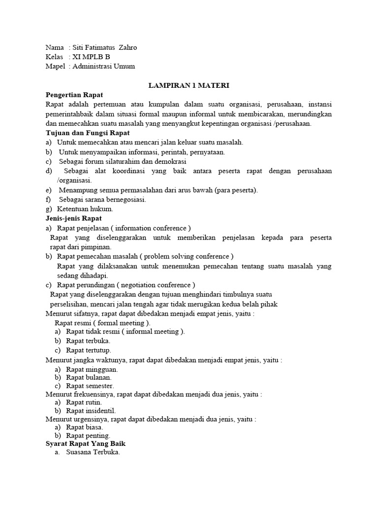 Pengelolaan Jadwal Pimpinan, Admin (Fatim) | PDF