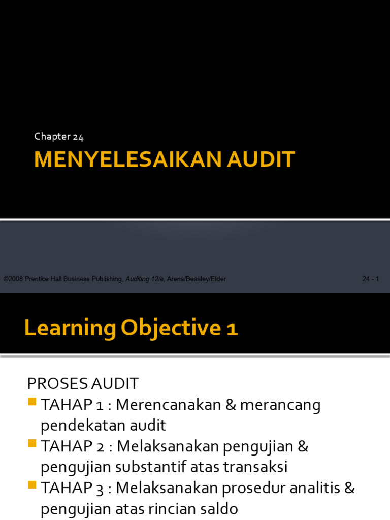 Penyelesaian Audit | PDF