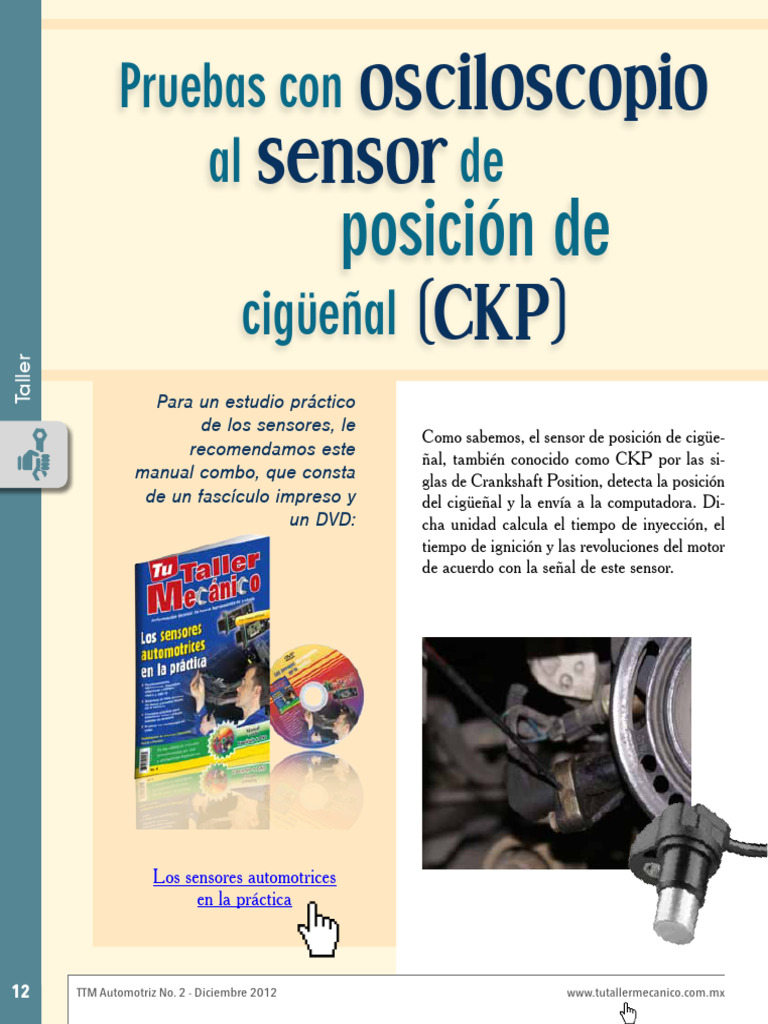 Guía Práctica: Sensor CKP Automotriz | PDF | Bienes manufacturados ...