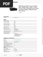 APC SRT5KXLI UPS Specifications | PDF | Electrical Engineering ...