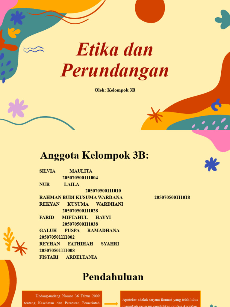 3B - PPT Etika Dan Perundangan | PDF