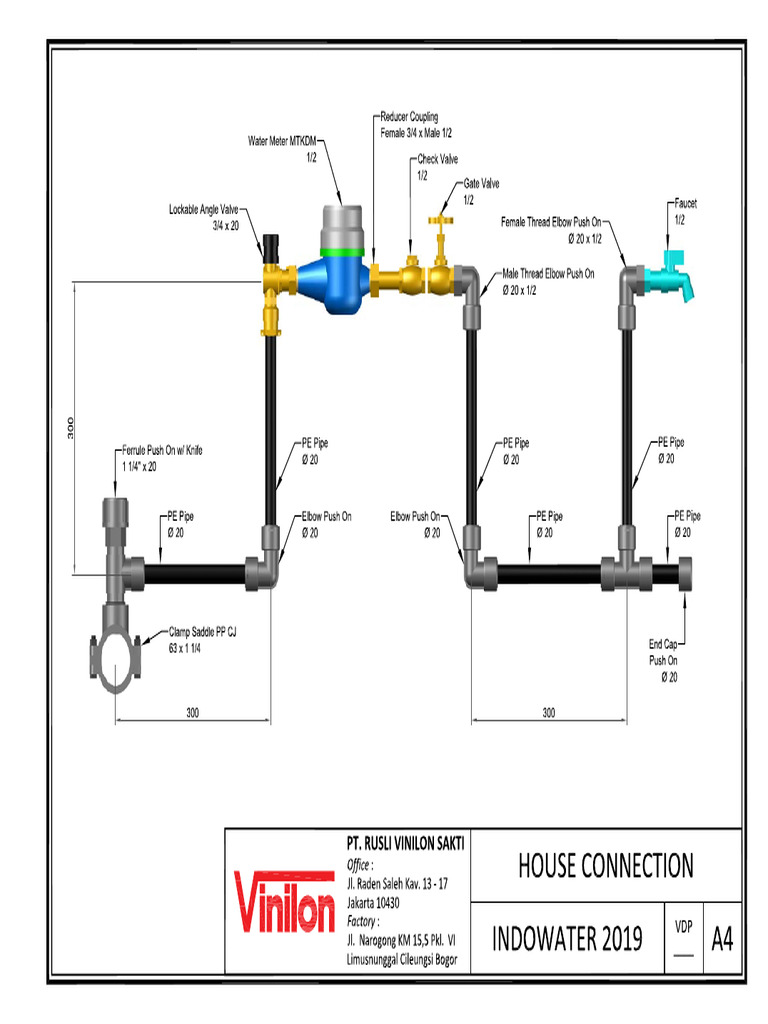 House Connection Indowater 2019 | PDF