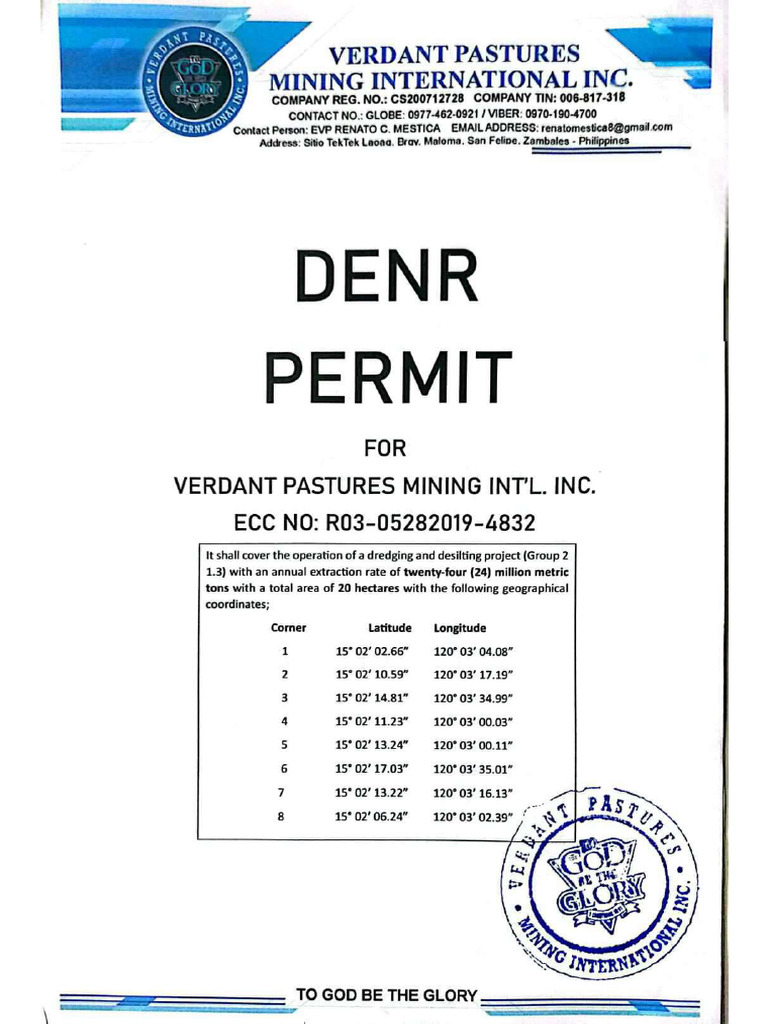 Denr Permit | PDF