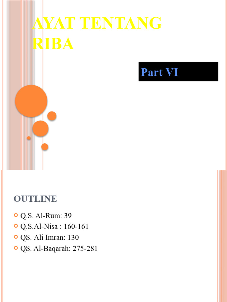 Larangan Riba dalam Al-Quran | PDF