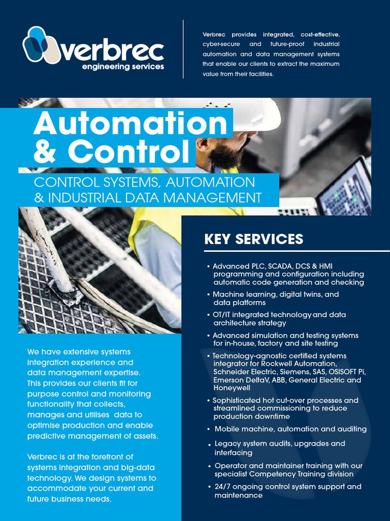 Verbrec - Cap Statement - Automation and Control | PDF | Automation | Scada