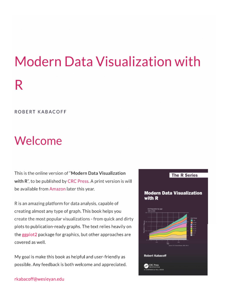 Modern Data Visualization With R | PDF