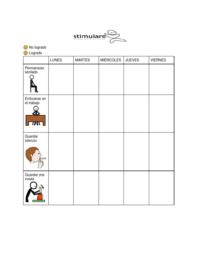 Grafica Rutina Diaria TEA Escuela Casa | PDF