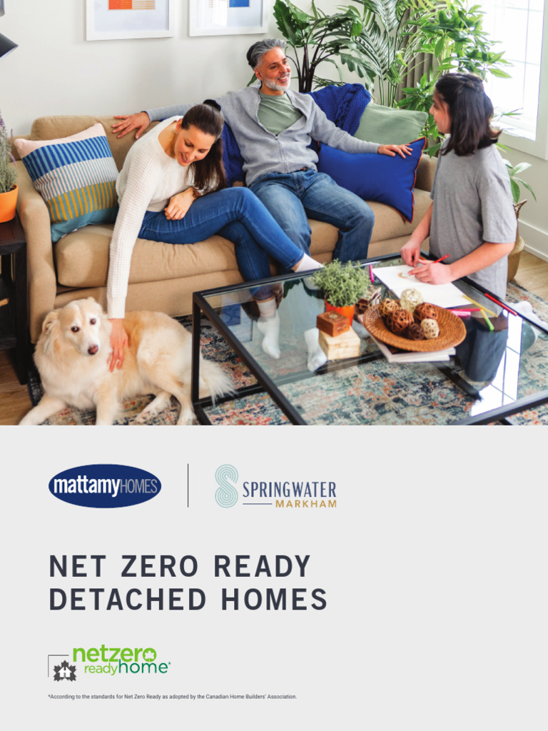 Springwater Net Zero Ready Brochure | PDF | Efficient Energy Use ...