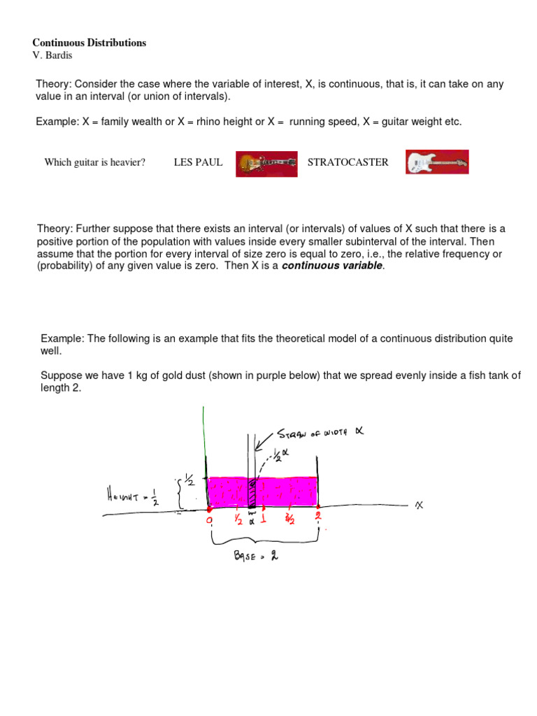 Understanding Continuous Distributions | PDF | Probability Distribution ...