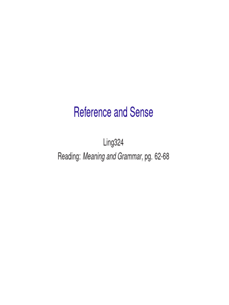 324 07 2 Note9-Slides | PDF | Interpretation (Philosophy) | Semantics