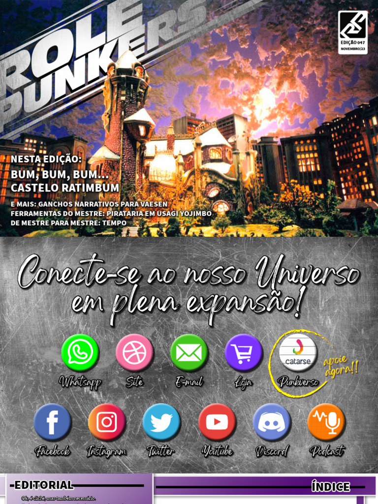Revista - RolePunkers 47 | PDF | Castelo | Jogos de RPG