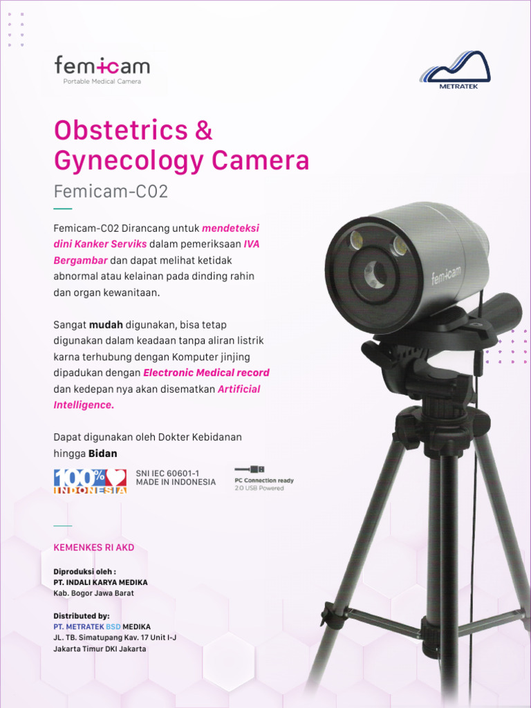 Kamera Femicam-C02 untuk Deteksi Kanker Serviks | PDF | Komputer