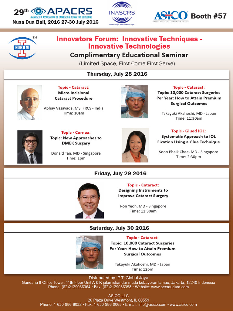 Doctor Symposium Brochure (A) | PDF | Surgery | Medical Procedures