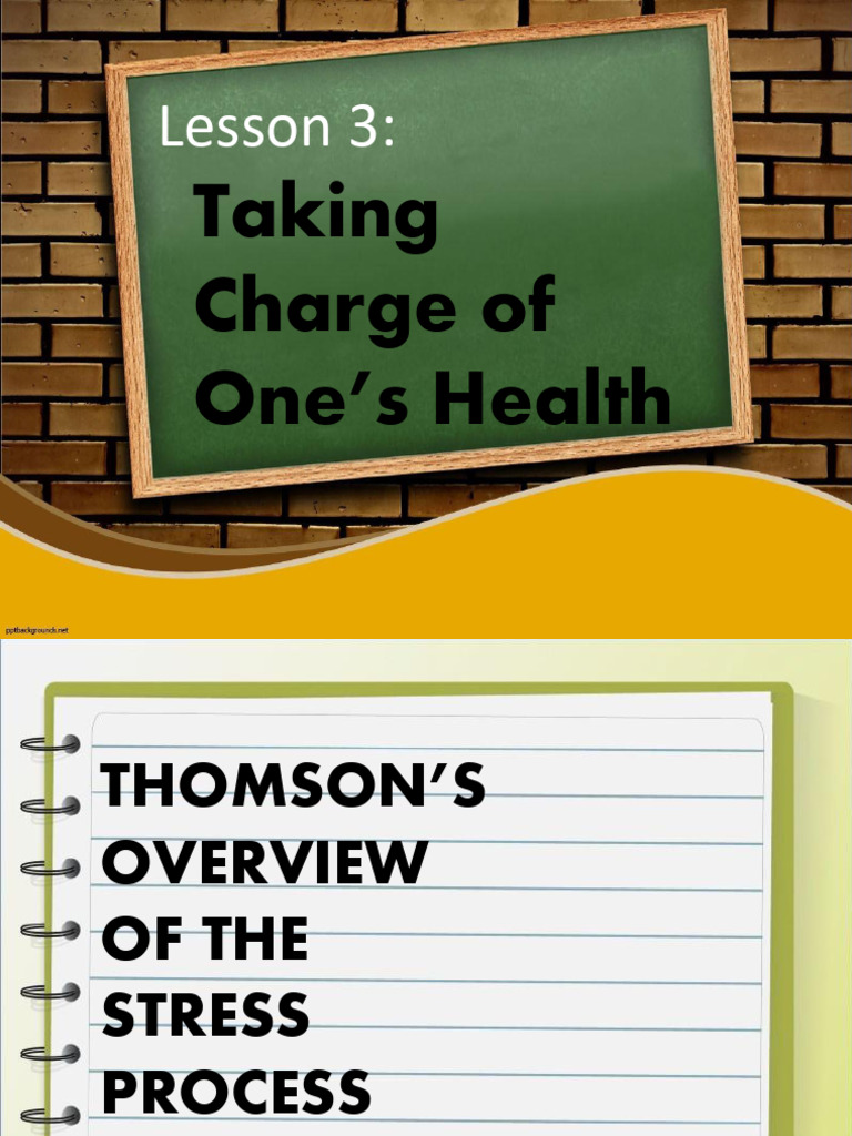 3.3 Taking Charge of One's Health-1 | PDF | Stress (Biology) | Fight Or ...