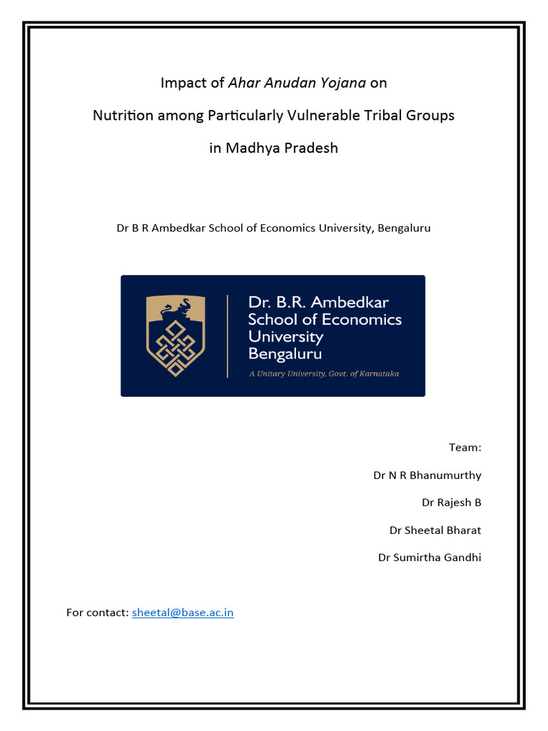 AAY Report | PDF | Malnutrition | Food Security