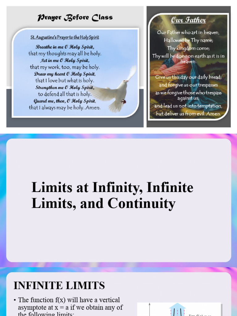 ENDCAL13E - Lec2 - Infinite Limits Limits at Infinity and Continuity ...