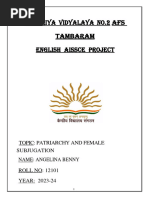 English Project Xii | PDF | Fear | Anxiety