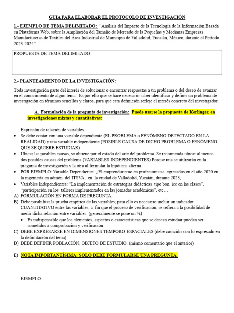 Protocolo Paso A Paso | PDF