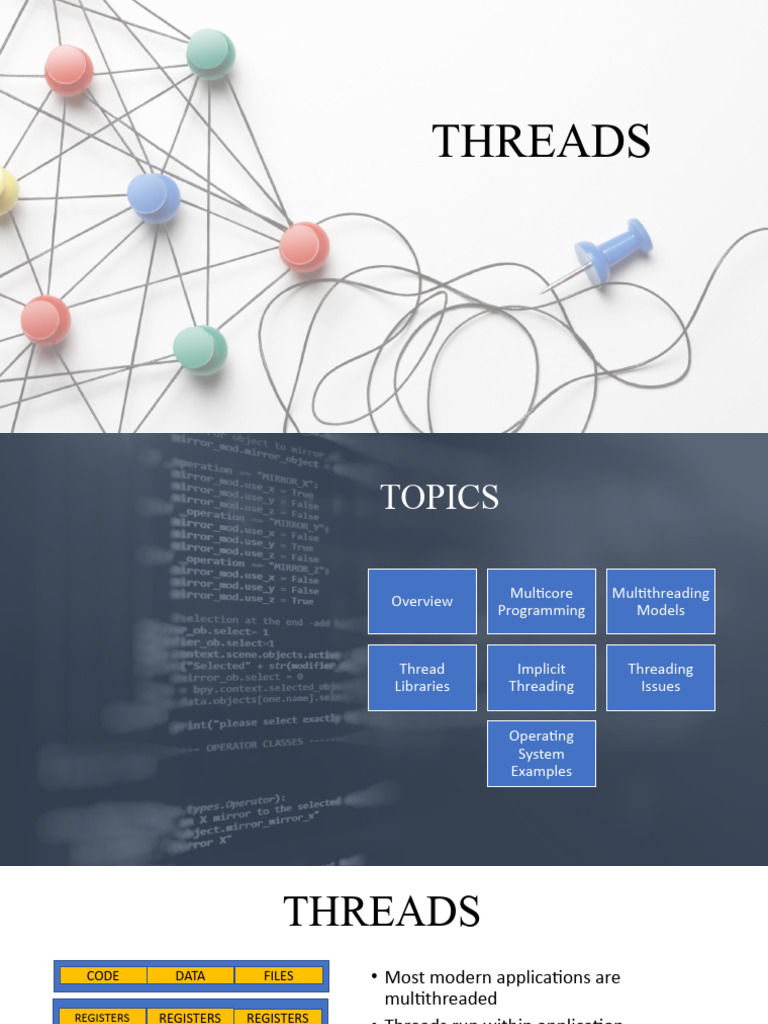 Week 4 Threads Pdf Thread Computing Multi Core Processor 9114