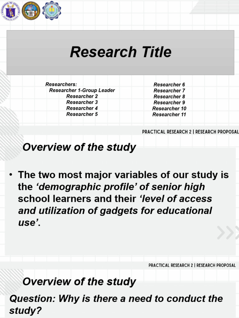 PR2 Research Proposal | PDF | Tools | Learning