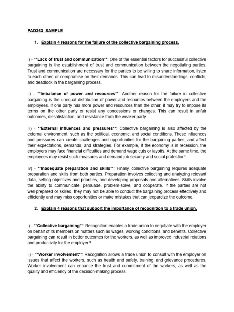 Pad363 Sample | PDF | Strike Action | Employment