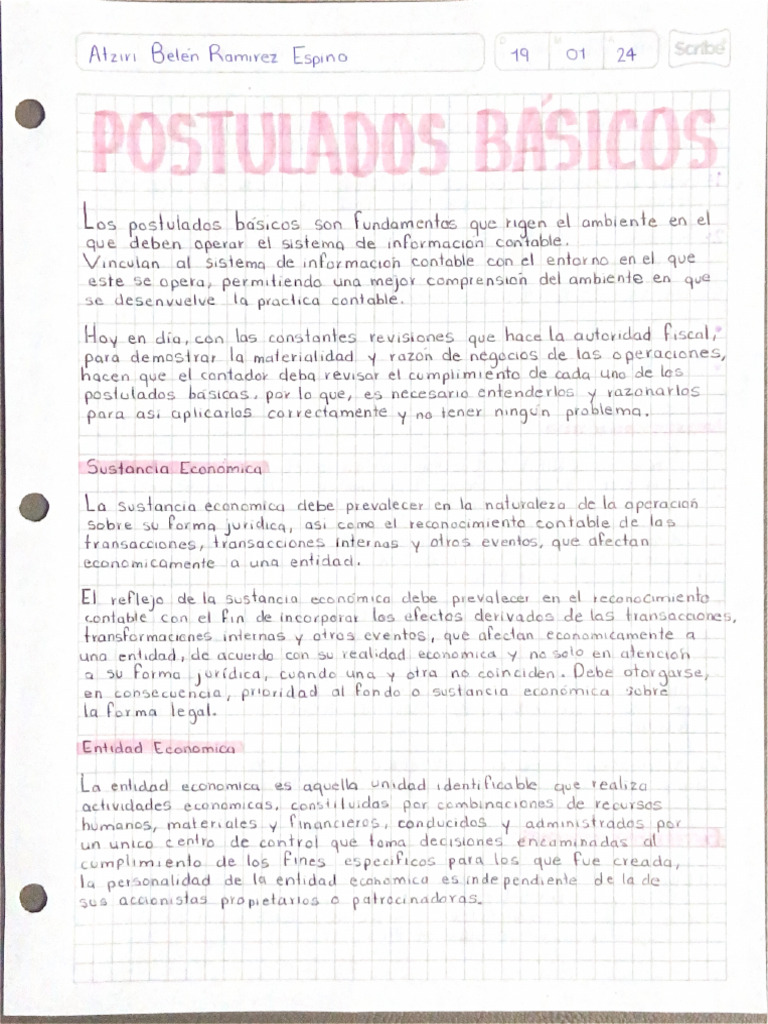 Postulados Basicos | PDF