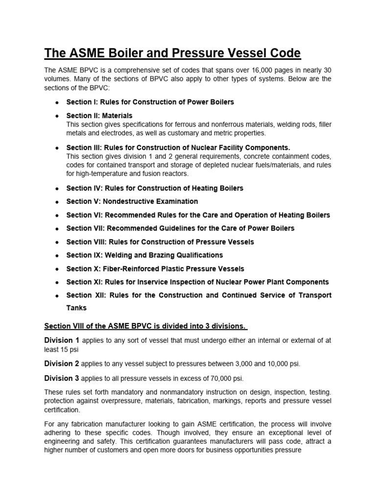 ASME SEC I To XII | PDF