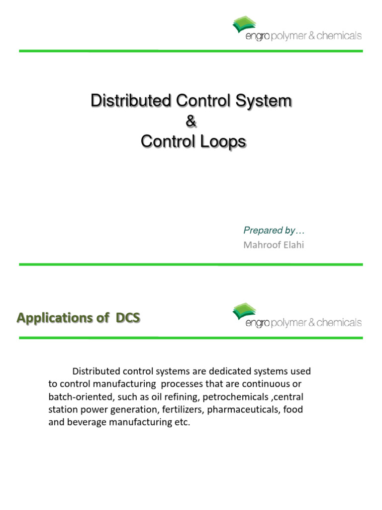 DCS Distributed Control System | PDF | Feedback | Computer Network