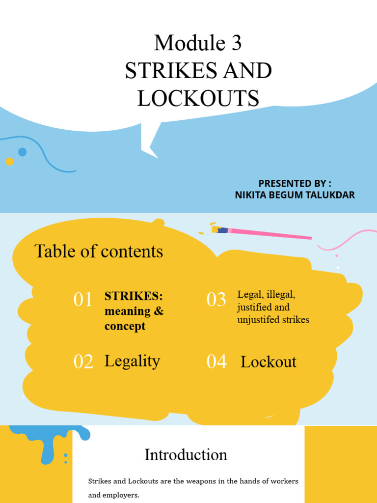 Strikes | PDF | Strike Action | Lockout (Industry)