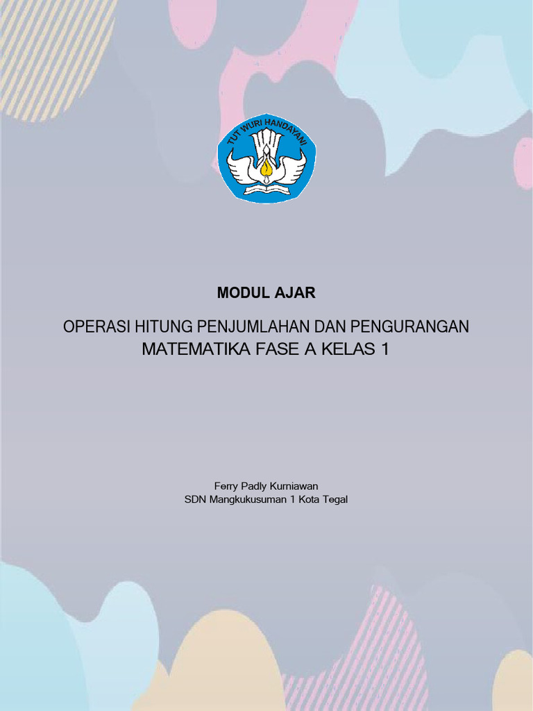 Modul Ajar Penjumlahan Kelas 1 SD | PDF