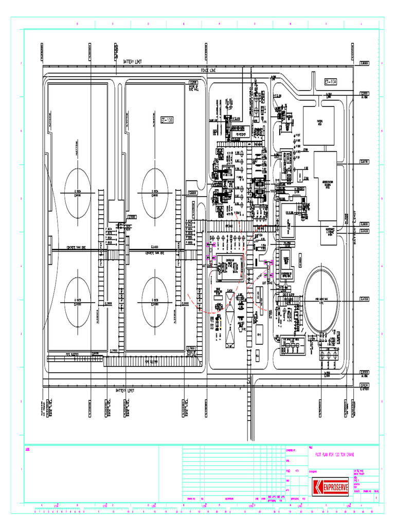 120T Crane Plot Plan | PDF