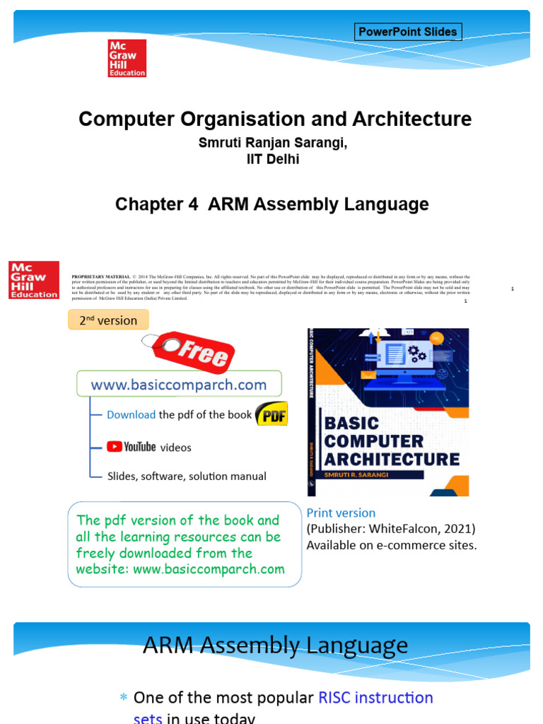 Chapter 04 ARM Assembly | PDF | Computer Architecture | Computer Programming