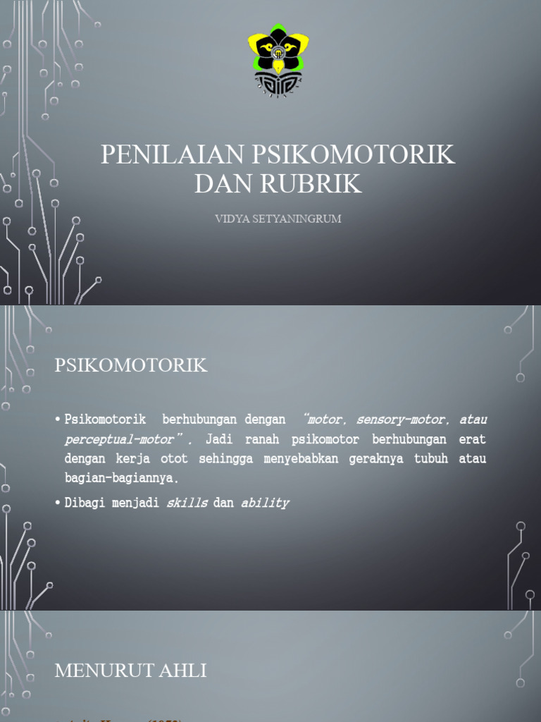 Penilaian Psikomotorik Dan Rubrik Pertemuan 11 | PDF | Karier ...