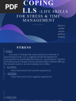 Coping Skills Word Scramble | PDF | Psychology | Mental Health