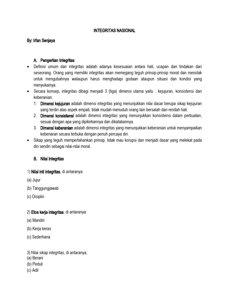 Integritas | PDF