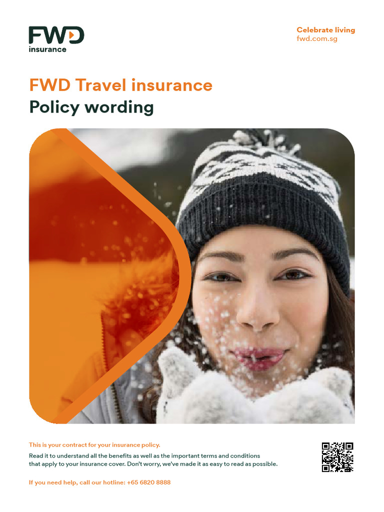 FWD Travel Policy Wording Oct 2023 v2 | PDF | Business