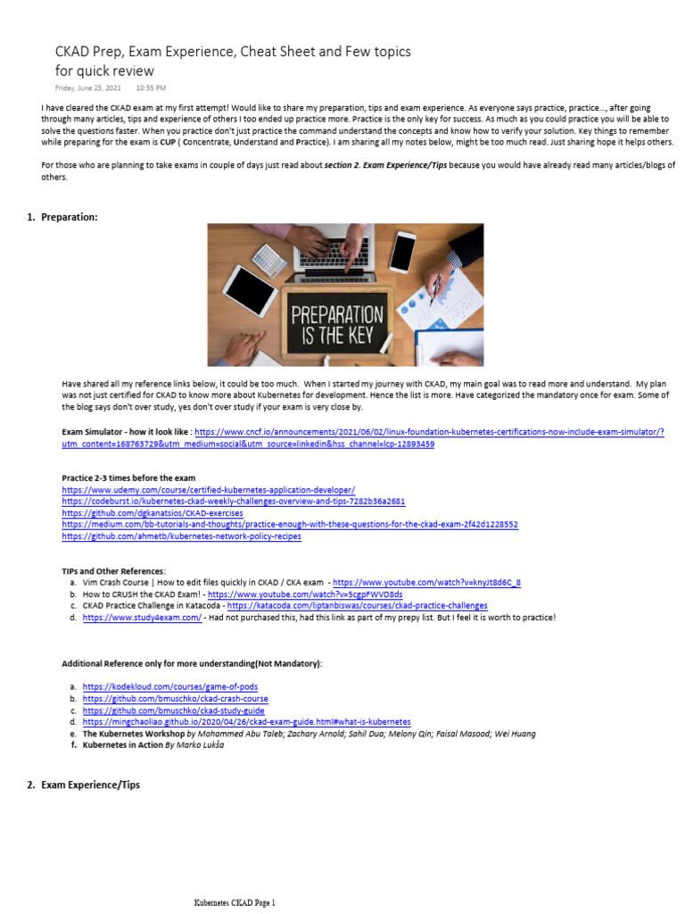 CKAD Exam Prep | PDF