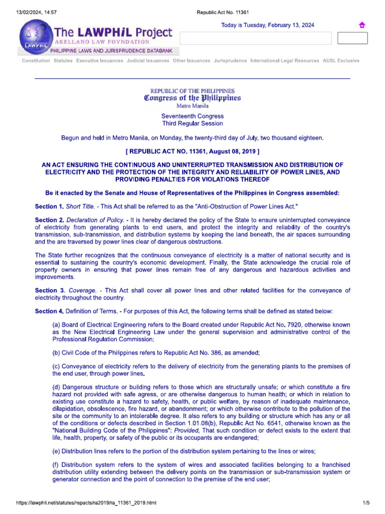Republic Act No. 11361 | PDF