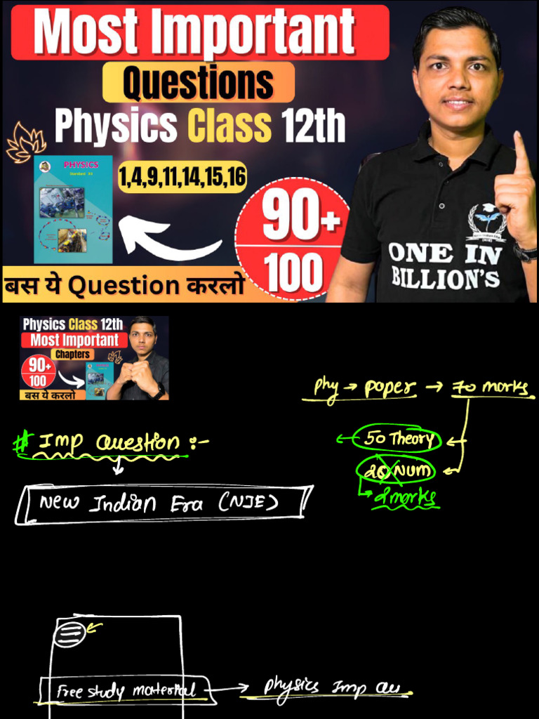 Phy Chem Imp Question | PDF