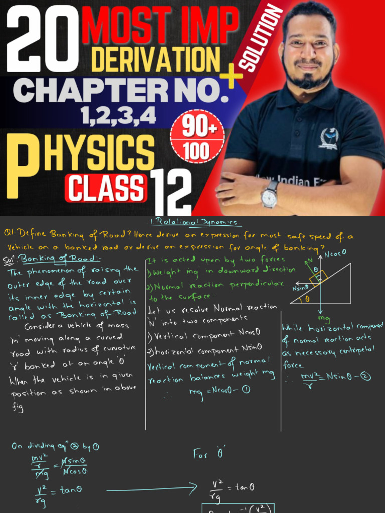 Part-1 Most IMP Physics Class 12th | PDF