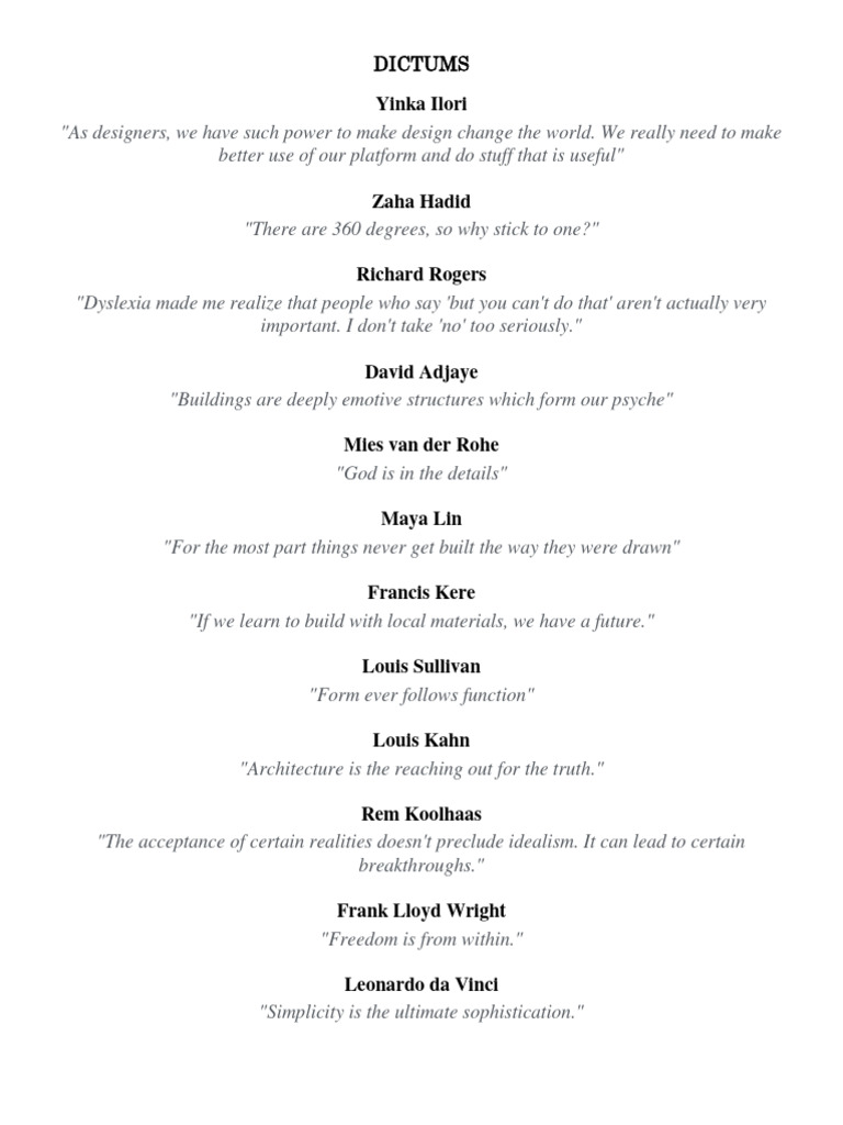 Dictums | PDF
