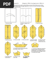 Paper Wasp Origami Tutorial | PDF
