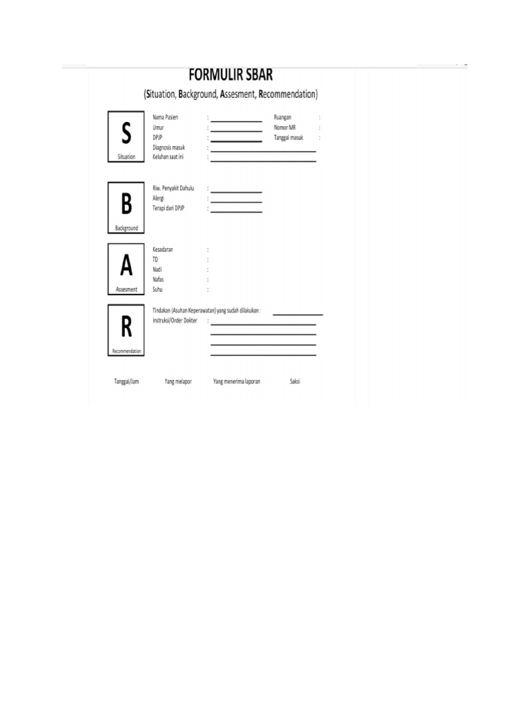 SBAR | PDF