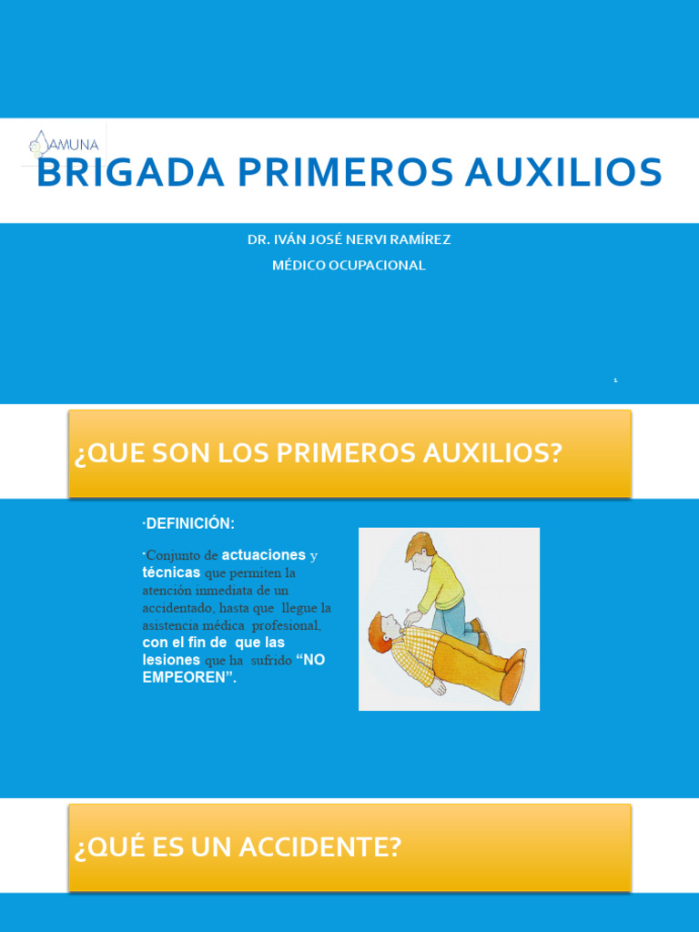 Brigada de Primeros Auxilios | PDF