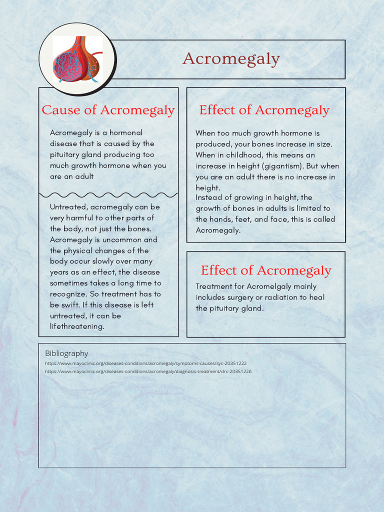 Acromegaly Fact Sheet | PDF | Wellness | Lifestyle