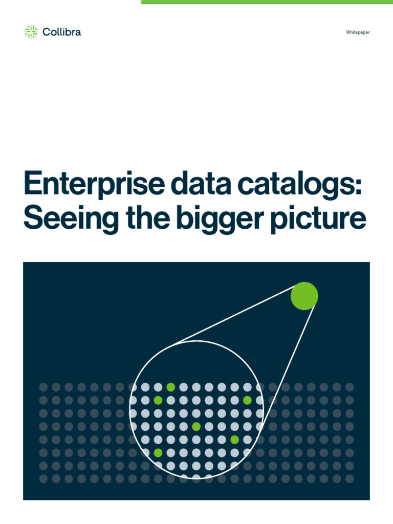 Collibra - Enterprise-Data-Catalogs-Whitepaper | PDF | Data | Governance