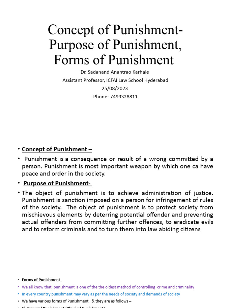 8 Punishment | PDF